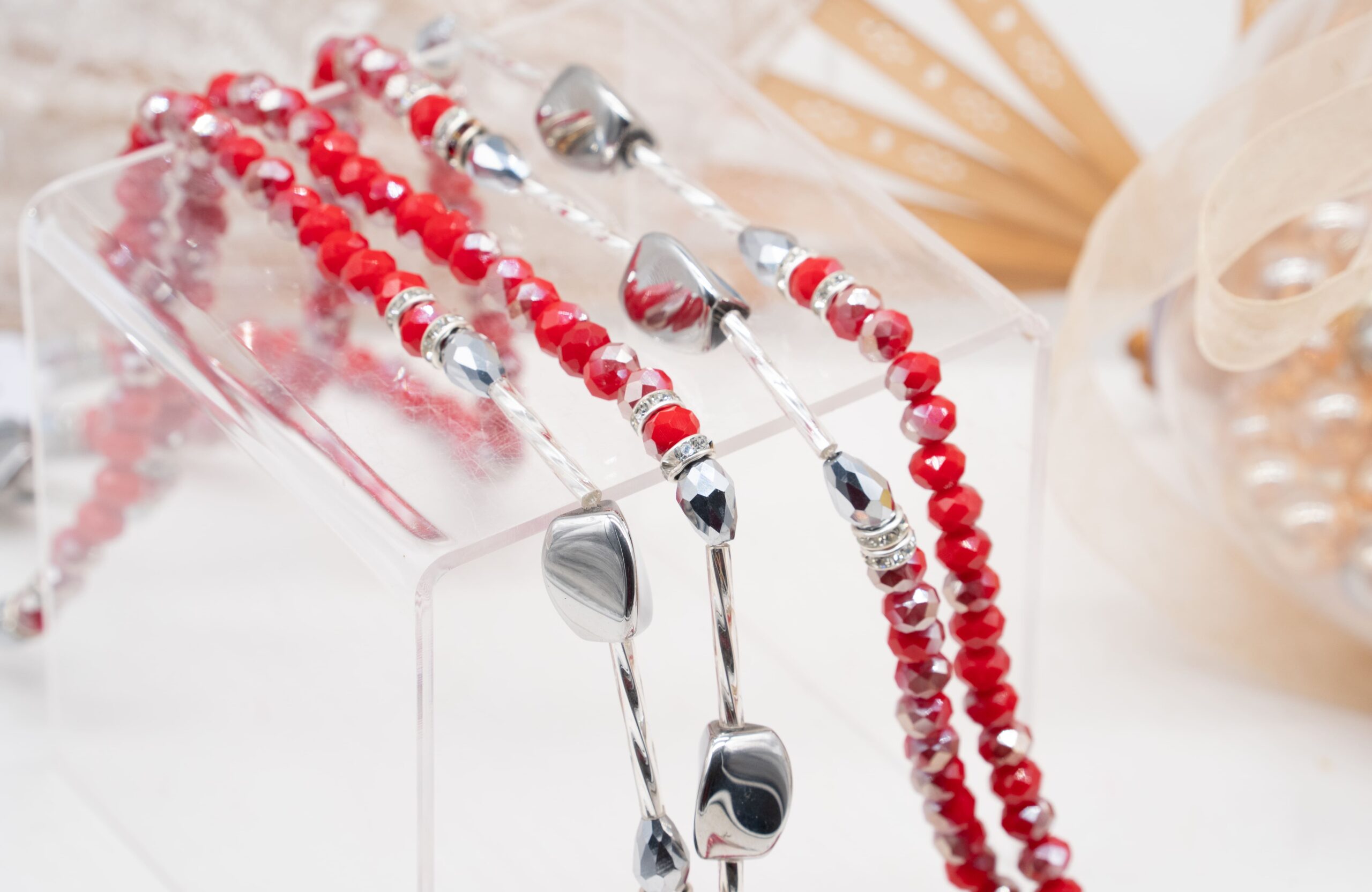 Bine bine / Chaîne de taille – CERISE - Mam'doux